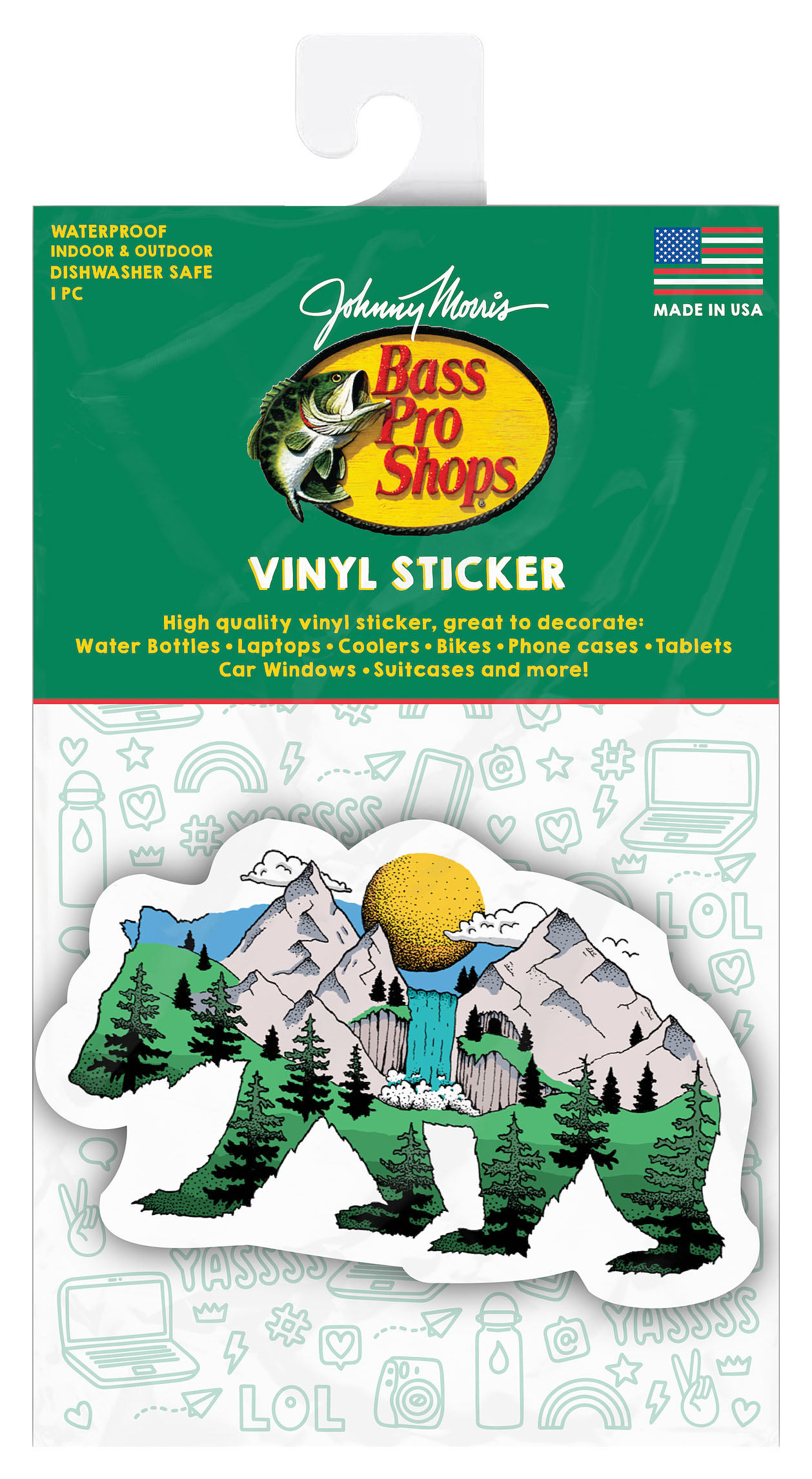 Bass Pro Shops Bear Nature Sticker | Bass Pro Shops